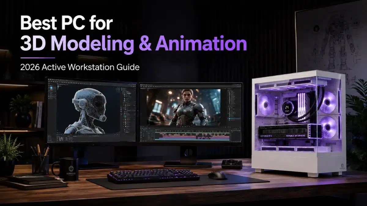 Best PC for 3D Modeling & Animation in 2026 (Viewport Guide)